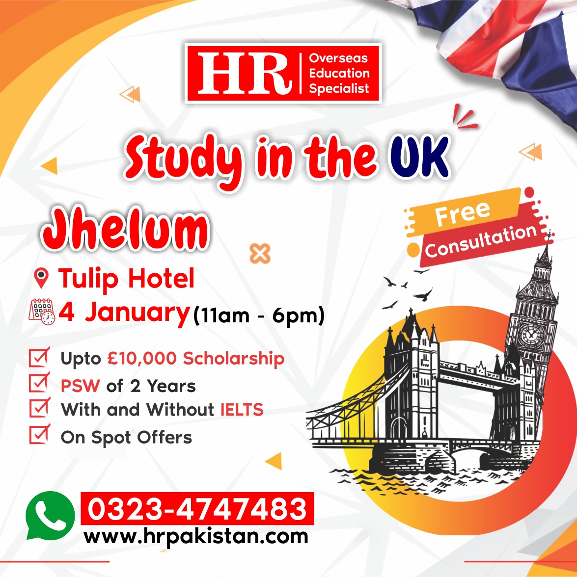 Study in UK | Admission Session | HR Islamabad